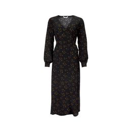 Tchibo - Wickelkleid - Damen - Gr. 46 - schwarz/gebl&uuml;mt