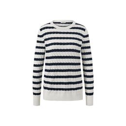 Tchibo - Gestreifter Strickpullover - Damen - Gr. M - dunkelblau/gestreift