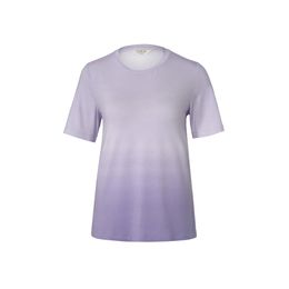 Tchibo - Dip-Dye-T-Shirt - Damen - Gr. S - lila