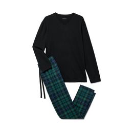 Tchibo - Pyjama-Set - Herren - Gr. XL - schwarz/kariert