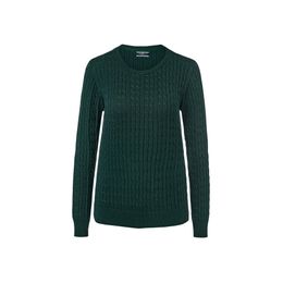 Tchibo - Strickpullover mit Zopfmuster - Damen - Gr. L - gr&uuml;n