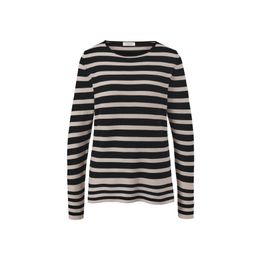 Tchibo - Gestreifter Feinstrickpullover - Damen - Gr. M - schwarz/gestreift