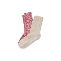 Tchibo - 2 Paar Stricksocken - Damen - Gr. 39-42 - beige