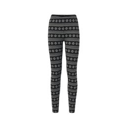 Tchibo - Norweger-Leggings - Damen - Gr. XL - creme/print