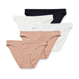 Tchibo - 5 Slips - Damen - Gr. XL - schwarz