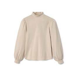 Tchibo - Kinder-Langarmshirt - M&auml;dchen - Gr. 122/128 - wei&szlig;