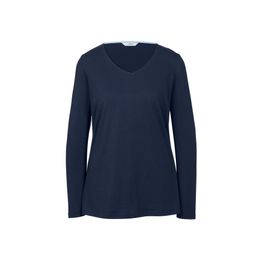 Tchibo - Langarmshirt - Damen - Gr. M - dunkelblau