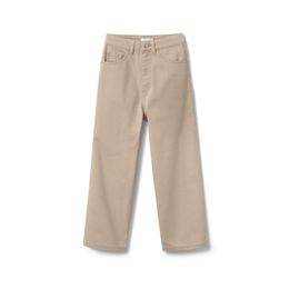 Tchibo - Kinder-Wide-Leg-Jeans &ndash; Fit &raquo;Lena&laquo; - M&auml;dchen - Gr. 140 - beige