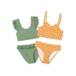 Tchibo - Kleinkind-Bikini-Set - Gr. 110/116 - schwarz/print