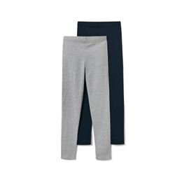 Tchibo - 2 Kinder-Leggings - Kinder - Gr. 170/176 - dunkelblau