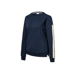 Tchibo - Sweatshirt mit Galonstreifen - Damen - Gr. XL - dunkelblau
