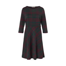 Tchibo - Kariertes Jacquard-Kleid - Damen - Gr. M - dunkelgr&uuml;n/jacquard