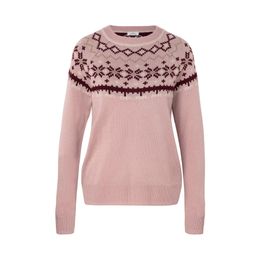 Tchibo - Norweger-Strickpullover - Damen - Gr. XL - wei&szlig;/jacquard