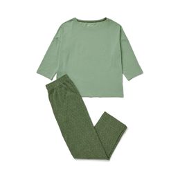 Tchibo - Pyjama-Set - Damen - Gr. M - hellgr&uuml;n