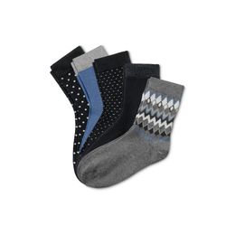 Tchibo - 5 Paar Socken - Damen - Gr. 39-42 - hellblau