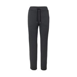 Tchibo - Joggpants mit Hahnentritt-Jacquard - Damen - Gr. L - schwarz/jacquard