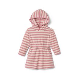 Tchibo - Kinder-Frottier-Kleid - Gr. 98/104 - beige/gestreift