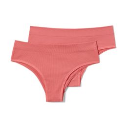 Tchibo - 2 Seamless-Brazil - Damen - Gr. M - apricot