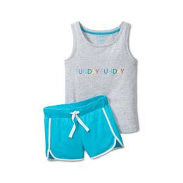 Tchibo - Shorty-Pyjama - M&auml;dchen - Gr. 170/176 - t&uuml;rkis