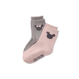 Tchibo - 2 Paar Kuschelsocken &raquo;Disney&laquo; - Damen - Gr. 39-42 - dunkelgrau