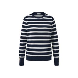 Tchibo - Gestreifter Feinstrickpullover - Damen - Gr. S - dunkelblau/gestreift