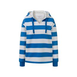 Tchibo - Gestreifter Hoodie - Damen - Gr. XL - creme/gestreift