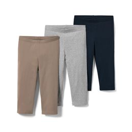 Tchibo - 3 Kinder-3/4-Leggings - Kinder - Gr. 146/152 - dunkelblau