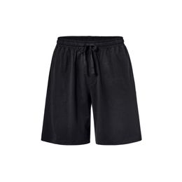 Tchibo - Kurze Jersey-Relaxhose - Herren - Gr. M - schwarz