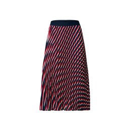 Tchibo - Plisseerock - Damen - Gr. M - dunkelblau/gestreift