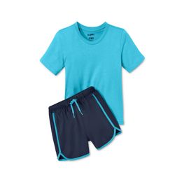 Tchibo - Shorty-Pyjama - Jungen - Gr. 110/116 - dunkelblau