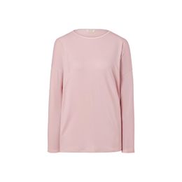 Tchibo - Langarmshirt mit Satindetail am Ausschnitt - Damen - Gr. L - ros&eacute;