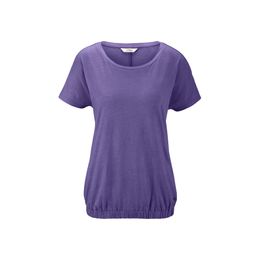 Tchibo - Kurzarmshirt mit Komfortbund - Damen - Gr. M - lila