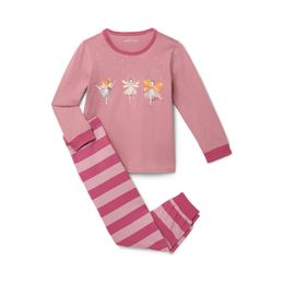 Tchibo - 2 Kinder-Pyjamas - Kinder - Gr. 134/140 - dunkelrosa