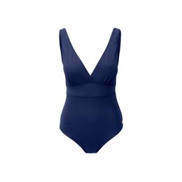 Tchibo - Figurformender Badeanzug - Damen - Gr. 42 - blau