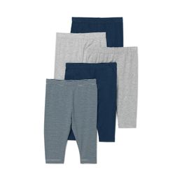 Tchibo - 5 Kinder-Leggings - Kinder - Gr. 98/104 - dunkelblau/print