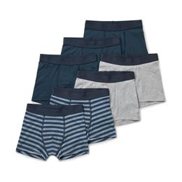 Tchibo - 7 Kinder-Slipboxer - Jungen - Gr. 86/92 - dunkelblau/print
