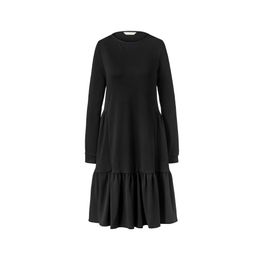 Tchibo - Sweatkleid mit Volant - Damen - Gr. M - schwarz