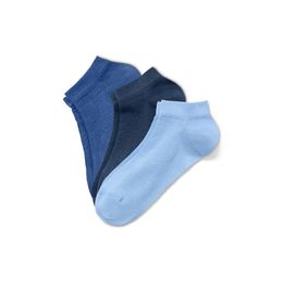 Tchibo - 3 Paar Sneakersocken - Kinder - Gr. 35-38 - dunkelblau