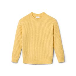 Tchibo - Kinder-Chenille-Pullover - M&auml;dchen - Gr. 170/176 - gelb