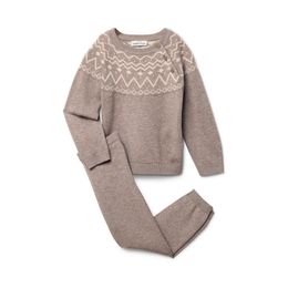 Tchibo - Baby-Strickkombi - Baby - Gr. 86/92 - creme/jacquard