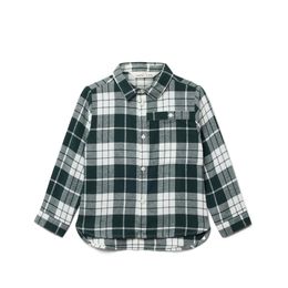 Tchibo - Kinder-Flanell-Hemd - Baby - Gr. 86/92 - dunkelgr&uuml;n/kariert