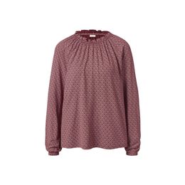 Tchibo - Bedrucktes Blusenshirt - Damen - Gr. S - dunkelrot/print