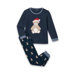 Tchibo - Kinder-Pyjama - Kinder - Gr. 98/104 - dunkelblau