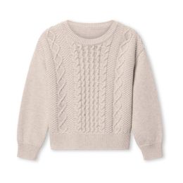 Tchibo - Kinder-Strickpullover - Kinder - Gr. 110/116 - wei&szlig;
