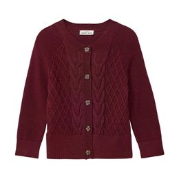 Tchibo - Kinder-Strickjacke - Baby - Gr. 74/80 - dunkelrosa