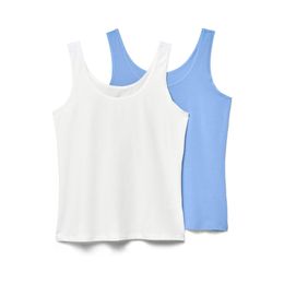 Tchibo - 2 Hemdchen - Damen - Gr. XL - wei&szlig;