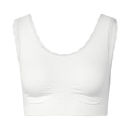 Tchibo - Seamless-Bustier - Damen - Gr. S - wei&szlig;