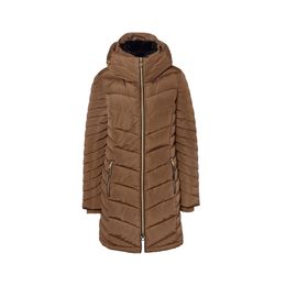 Tchibo - Steppmantel mit Kapuze - Damen - Gr. 42 - cognac
