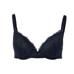 Tchibo - Push-up-BH mit Spitze - Damen - Gr. 85A - schwarz