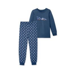Tchibo - Pyjama - Jungen - Gr. 98/104 - wei&szlig;
